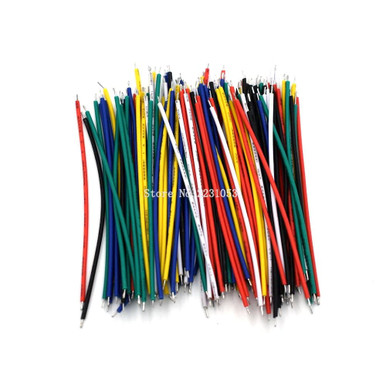 120PCS UL1007 24AWG Breadboard Jumper Cable Wires Kit 8cm Fly Jumper ...