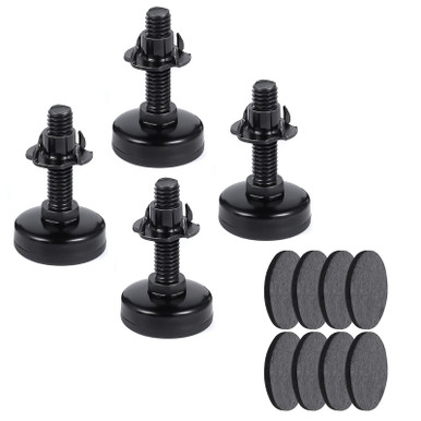 KINBOM 4pcs Furniture Levelers, 3/8"-16 Thread Heavy Duty Adjustable ...