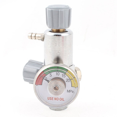 uxcell 1/2PT Thread 20MPa Gauge Rang Dual Nitrogen Oxygen Regulator ...