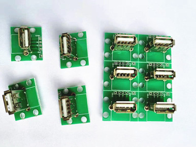 LUOYIMAO USB Type A Female Socket Breakout Board 2.54mm Pitch Adapter ...