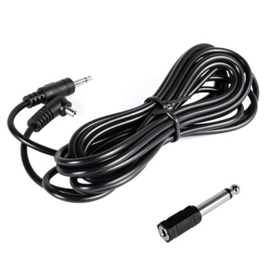 Fotoconic 10ft/3M 3.5mm to Male Flash PC Sync Cord Cable with 6.35mm to ...