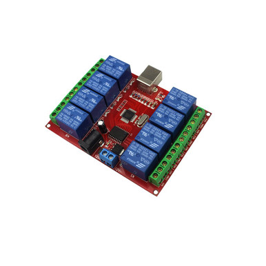 Stayhome 8 Channel 12V Relay Module/Computer USB Control Switch/Free ...