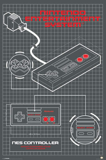 Pyramid America Nintendo Entertainment System Controller Diagram Video ...