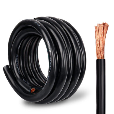 Kimbluth 2 Gauge Battery Cable Oxygen Free Copper Wire, 10ft 2 AWG ...