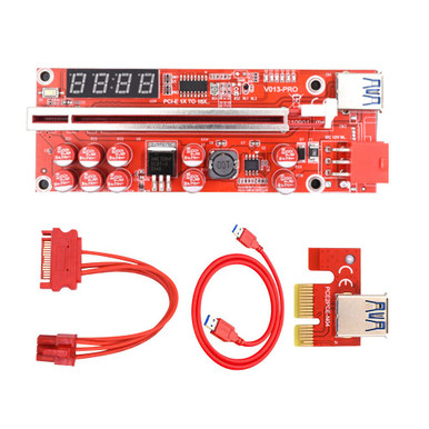 SaiDian 1Pcs PCI-E 1X to 16X Riser Card PCIe Riser GPU Graphics Card ...