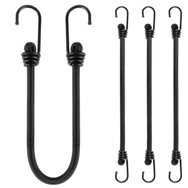 24 Inch Bungee Cord with Hooks-Bungee Cords Hooks Heavy Duty Bungee Tie ...
