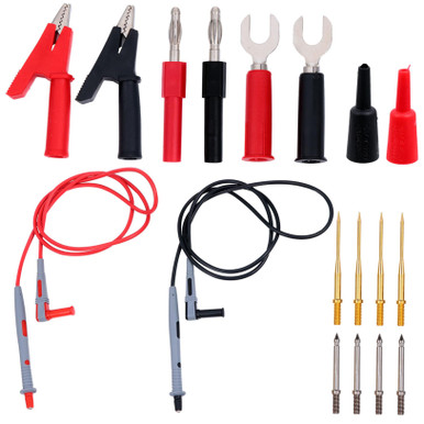 Electrical Test Probe 18 Pcs Multimeter Pen Electronic Kits Electronic ...