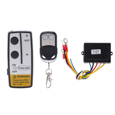 Wireless Winch Remote Control Kit, DC12V 24V Handset Switch Controller ...