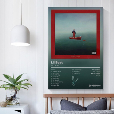 XINYIN Lil Yachty Poster Lil Boat Album Cover Minimalism Poster ...