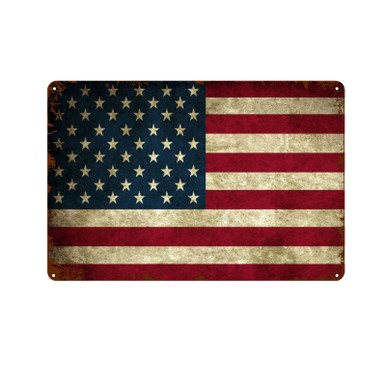 Ruoruo Patriotic American Flag Tin Sign American Flag Design Template ...