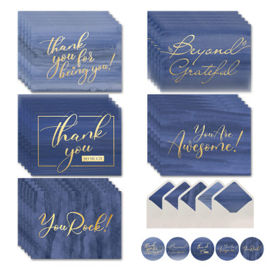 35 Employee Appreciation Cards with Envelopes and Stickers, Ombre ...