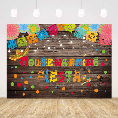 ABLIN 7x5ft Mexican Fiesta Housewarming Backdrop for Photography Rustic ...