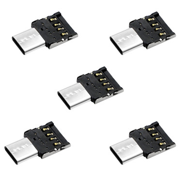 PNGKNYOCN Ultra Mini Type-C USB OTG Adapter?Type-C USB to USB 2.0 5pin ...