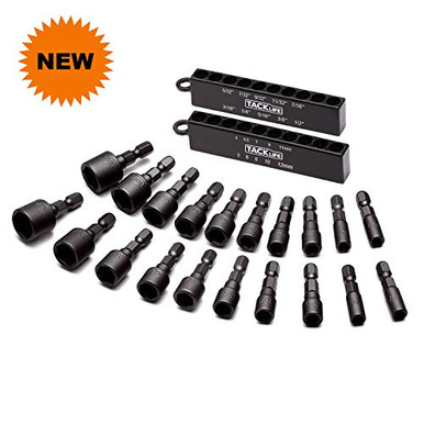 Nut Driver Bit Sets with Chrome Vanadium Steel, 20pcs 1/4'' Hex Nut ...