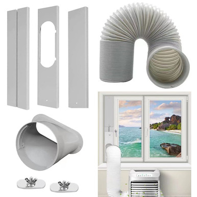 Portable Air Conditioner Window Vent Kit, Adjustable Window Seal Slide ...