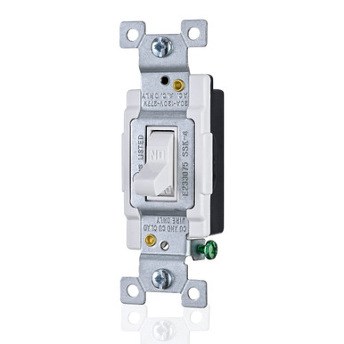 Faith White Toggle Light Switch (1-Pack) | Single-Pole Wall Light ...