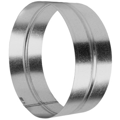 HVAC OV Galvanized Steel Coupling - 8" Inch Fit - Round Duct Pipe ...
