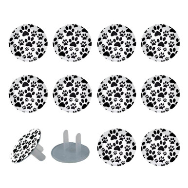 Electrical Outlet Covers 12 Pack, Plastic Plugs Covers Socket Protector ...