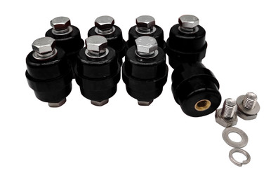 8pcs Busbar Insulator, SM-40 Polyester Standoff Insulators with Screw ...