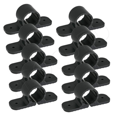 PROCURU 3/4-Inch Plastic Pipe Clamp, 2-Hole Mount Strap for 7/8" OD ...