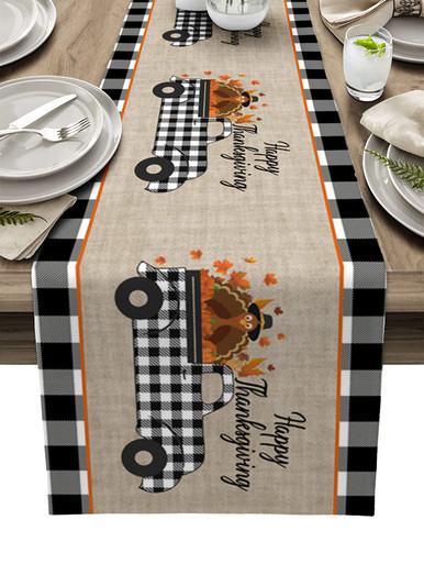 Fall Table Runner 108 inches Long for Kitchen Dining Table Thanksgiving ...