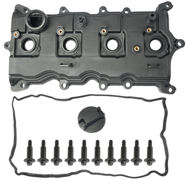 FRONEZER Engine Valve Cover with Gasket, Bolts, PCV Valve & Oil Cap ...