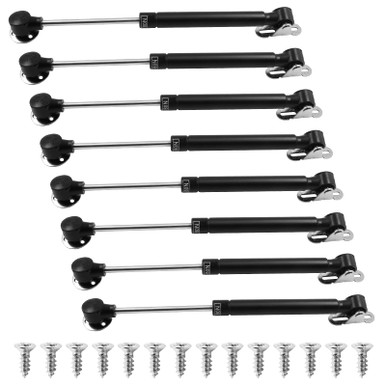 BokWin 8Pcs 80N/18lb Black Gas Strut Lift Support,10.5 Inch Gas Door ...
