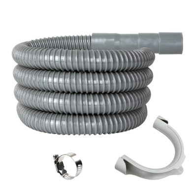 LIVTE Universal Washing Machine Drain Hose - 10 Ft Corrugated Flexible ...