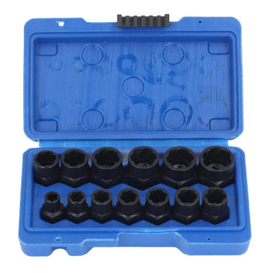 13 Piece Extraction Socket Set, Impact Bolt Nut Remover Set, Bolt ...
