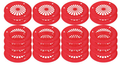 Sedmoon Paper Plate Holders 24 Pack 10" Heavy Duty Plastic Paper Plate ...
