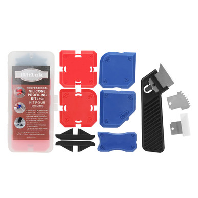 iLitLuk Caulking Tool Kit Silicone Sealant Grout Finishing Sealing ...