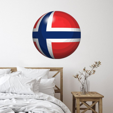 Vinyl Wall Quotes Stickers Norway Cute Wall Mural Home Decor Flag ...