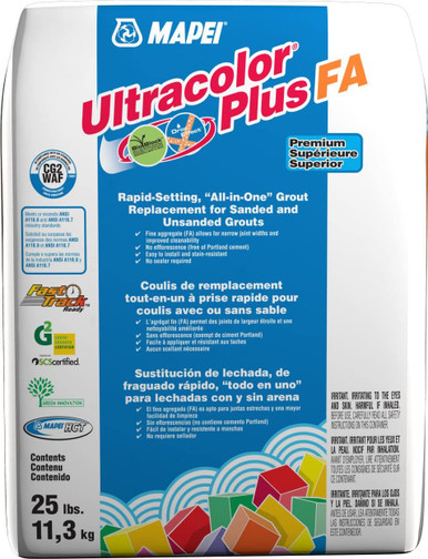 Mapei Ultracolor Plus FA Grout - 25 lbs (10 - Black) - Warehousesoverstock