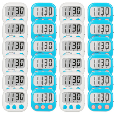 Classroom Timers for Teachers Kids Large Magnetic Digital Timer 24 Pack ...