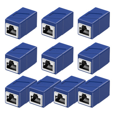 RJ45 Coupler, 10 Pack Ethernet Adapters Female to Female, Ethernet ...