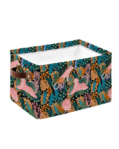 Cube Storage Bins, Waterproof Moving Boxes with Handles, Washable ...