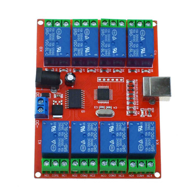1/2/4/8-Channel 10A PC USB Control Switch Relay Module Free Drive ...