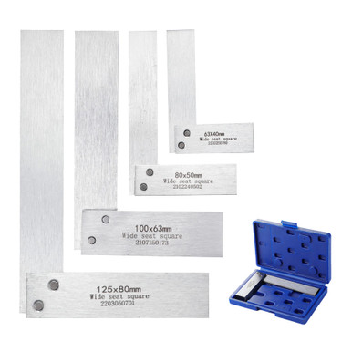 Machinist Square Set, 4-Piece High Precision Square Woodworking Wide ...