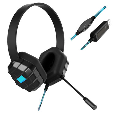 Gumdrop DropTech USB B2 Over-Ear Headphones for Kids w/Boom Mic and ...