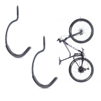 Bike Wall Mount Hook by Delta Cycle - 2-Pack Jumbo J-Hooks for Garage ...