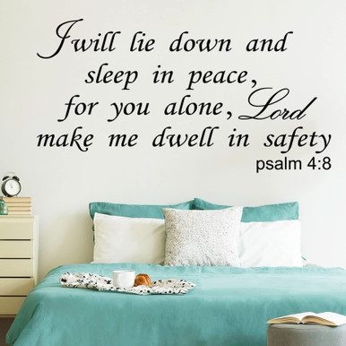 I Will Lie Down and Sleep in Peace for You Alone Lord Make Me Dwell in ...