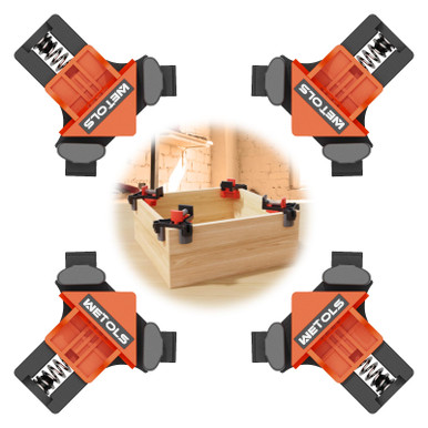WETOLS Corner Clamp, 90 Degree Right Angle Clamp for Woodworking,4Pcs ...