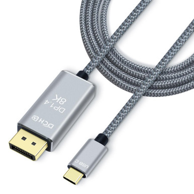 DCHAV 8K USB-C to DisplayPort Cable 6-Foot 4K@144Hz 8K@60Hz 5K 2K@165Hz ...