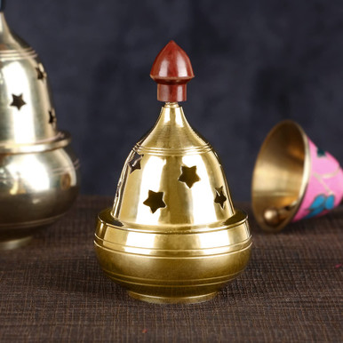 SATVIK Large Brass Akhand Diya Decorative Akhand Jyot Diwali Dia ...