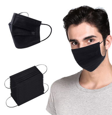 GIMO Disposable Face Masks, 100PCS Disposable Face Masks Face Mask 3 ...