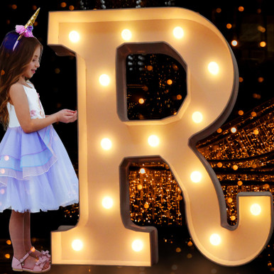 3FT Marquee Light Up Letters, Large Marquee Letters for Birthday ...