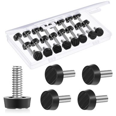 Hotop 1/4-20 UNC Thread Adjustable Table Levelers Screw Foot Levelers ...