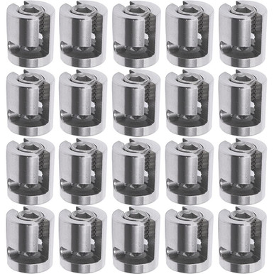 Qinwuwu Stainless Steel Cable Railing Cross Cable Clamps for Wire Rope ...
