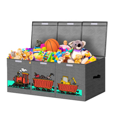 ZNOOOE Toy Box For Boys,Foldable Toy Box,Toy Chest With Lid,Toy Boxes ...