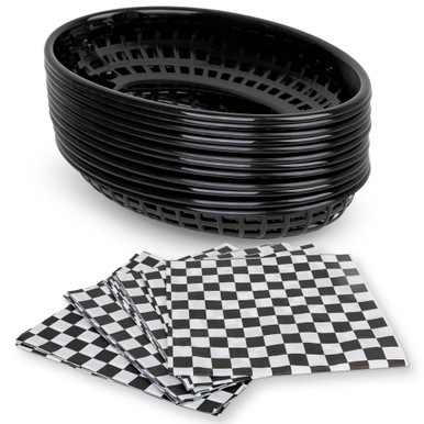 zees products Food baskets with parchment paper, fast food baskets ...